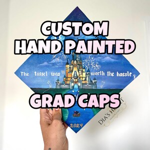 Custom Graduation Caps, Hand-painted, Cap Topper, Grad Cap - Etsy