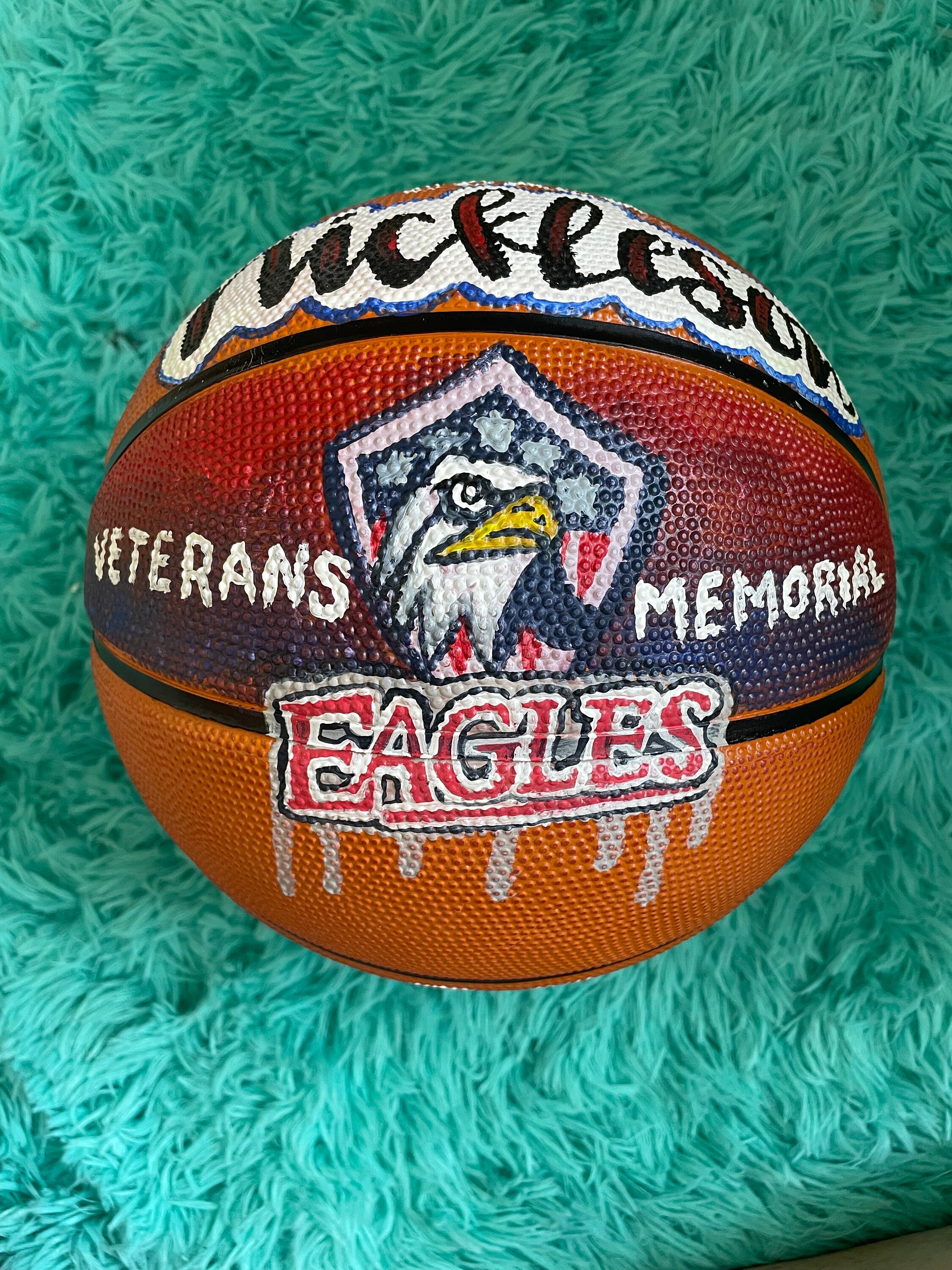 Custom Basketball Hand Painted - Etsy