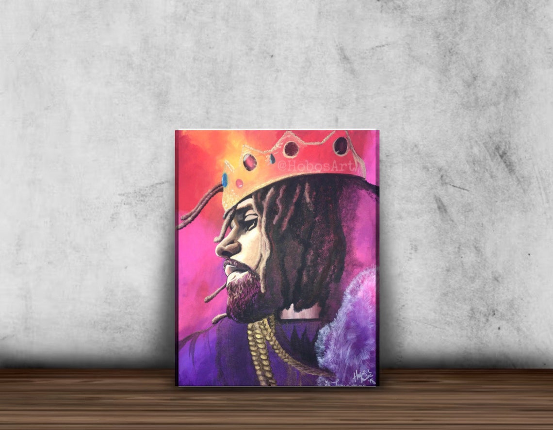 J Cole King KOD Wall Art - Etsy