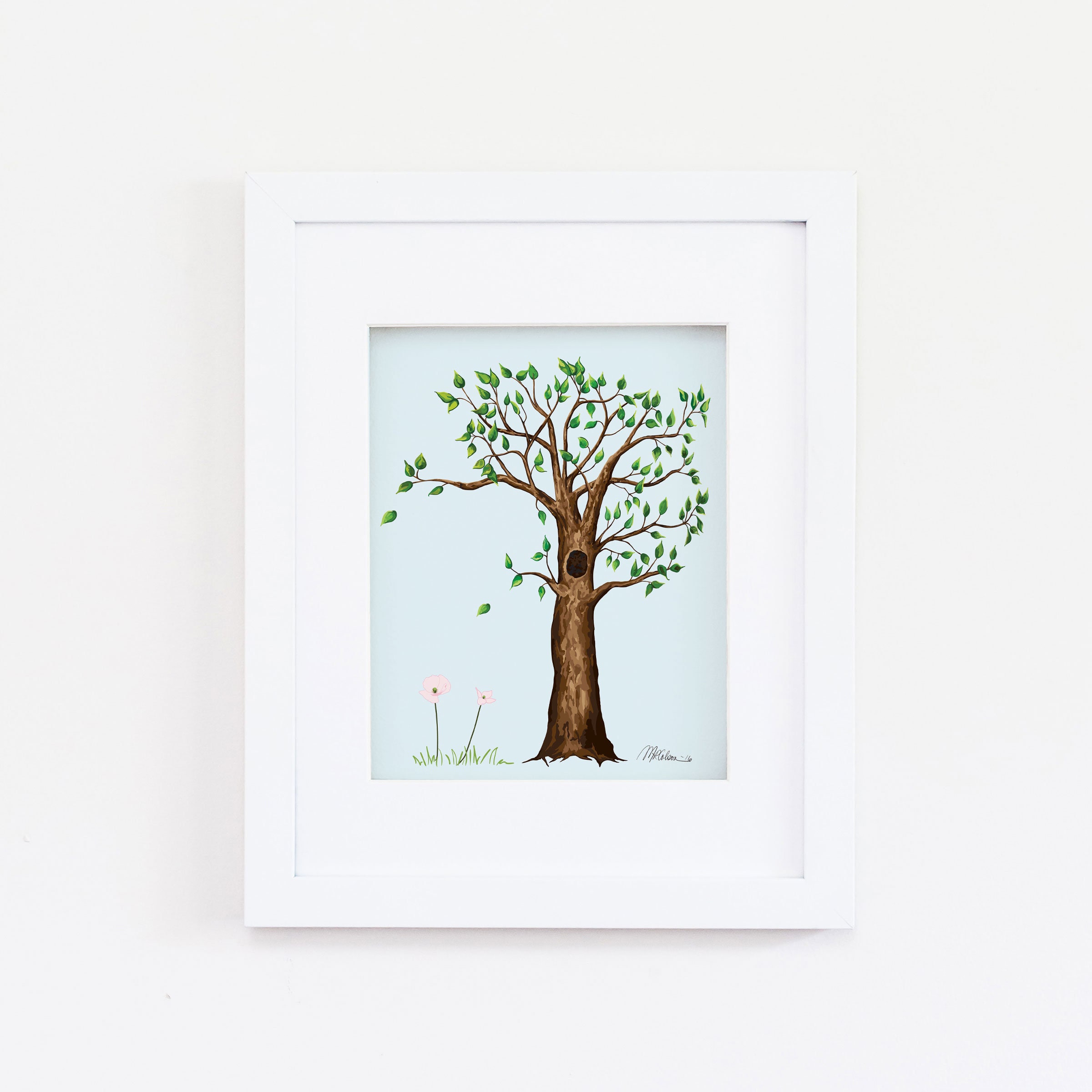 Woodland Tree Giclée Art Print, 8x10, 11x14, 16x20, Woodland Wonder ...