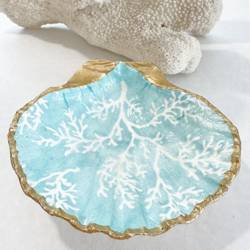 Shell Trinket Dish - Etsy