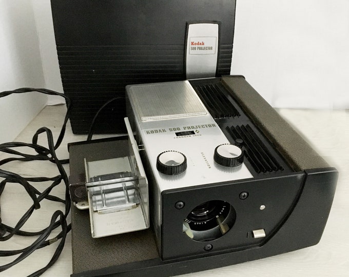 Kodak 500 Slide Projector Model A With Carrying Case and Cord 35MM - Etsy