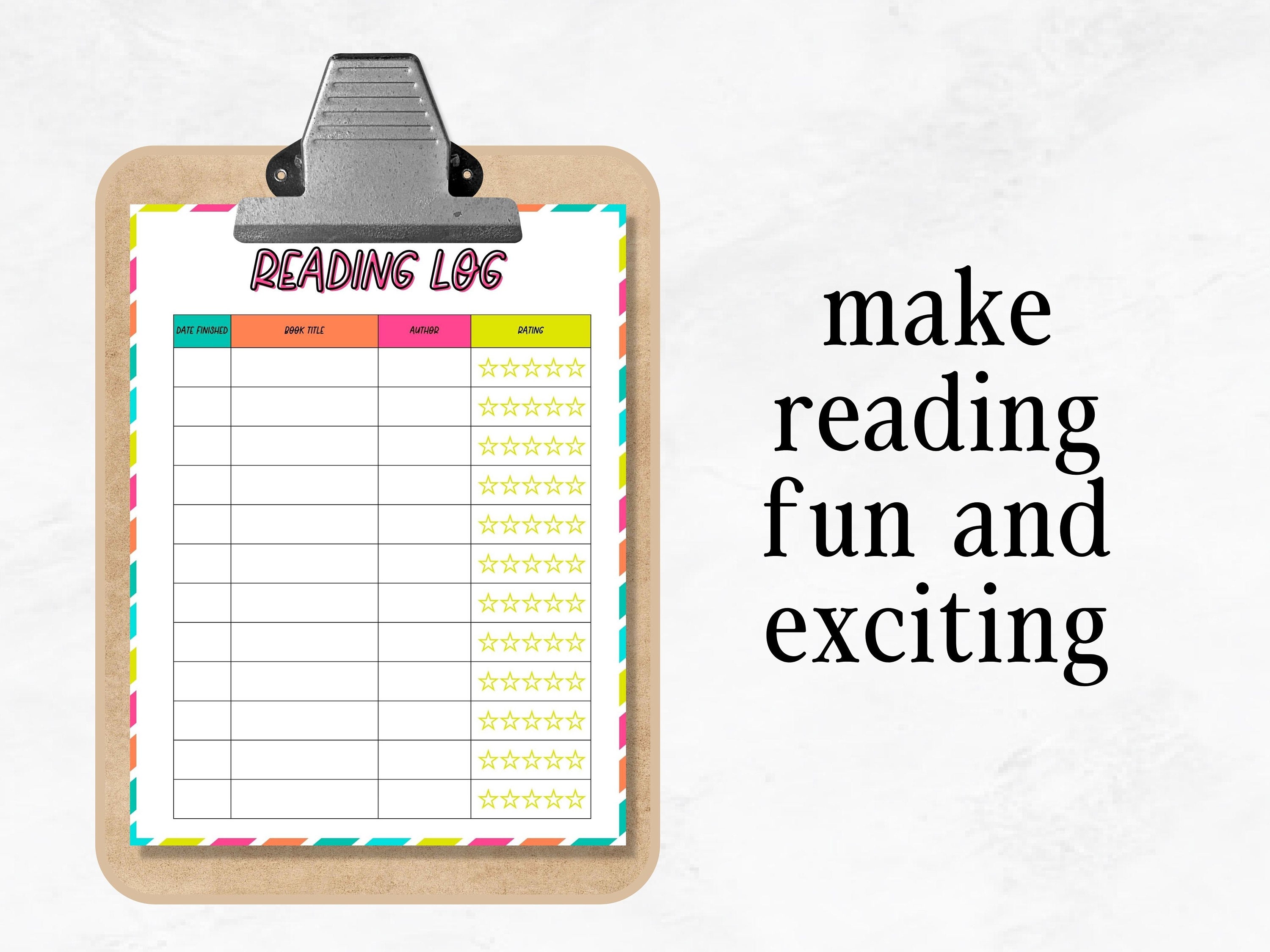 Kids Summer Reading Tracker Printable | Kids Reading Tracker ...