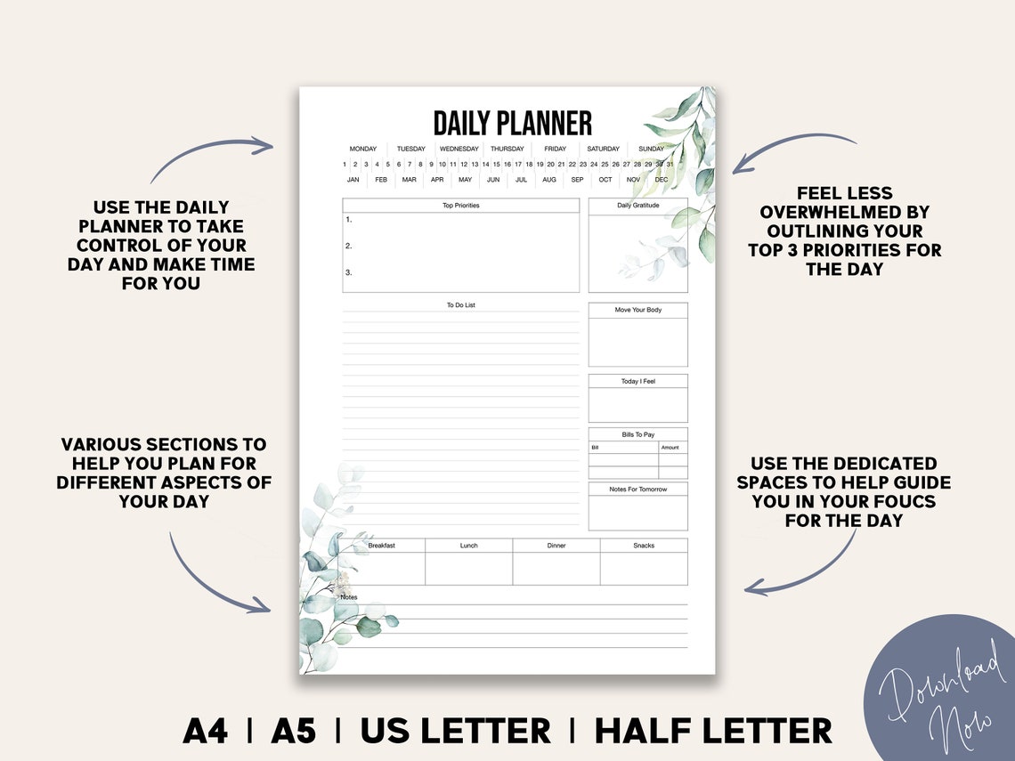 Home Management Planner Printable Home Management Planner - Etsy