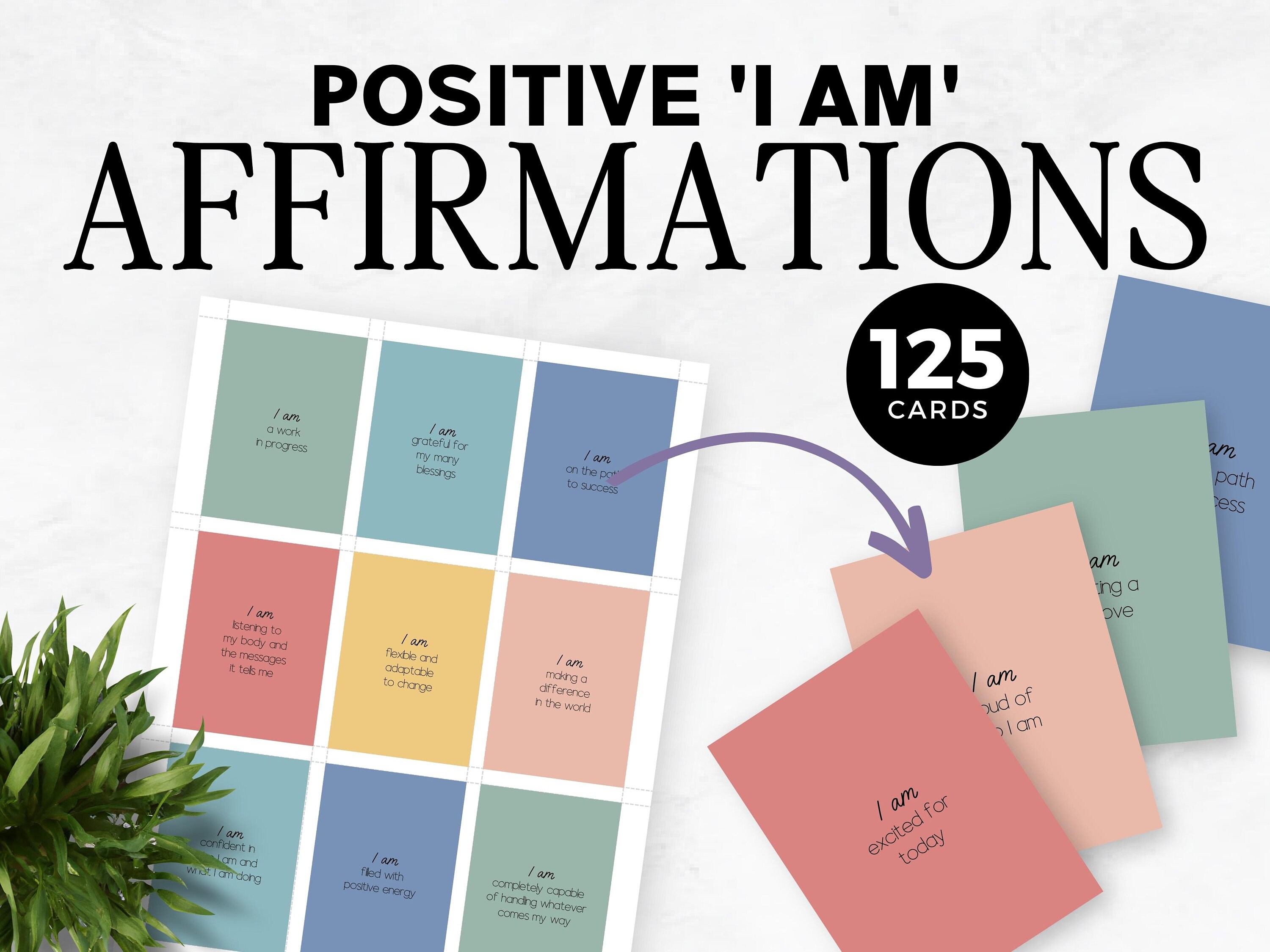 I Am Affirmation Cards I Am Affirmation Cards Printable Printable ...