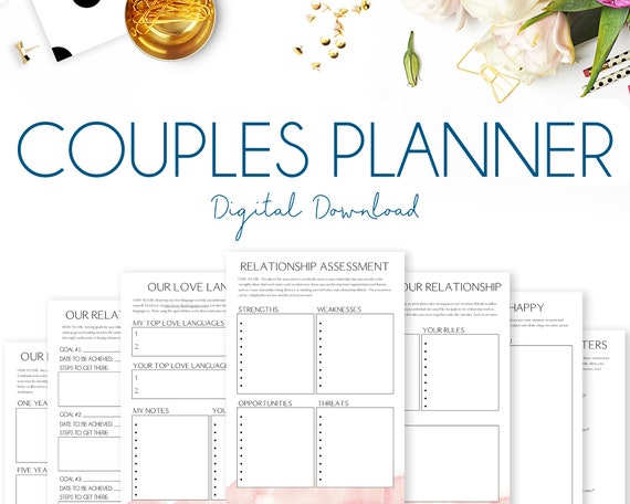 Couples Planner Relationship Planner Marriage Planner | Etsy