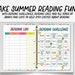 Summer Reading Tracker Bundle Printable | Kids Summer Printable ...