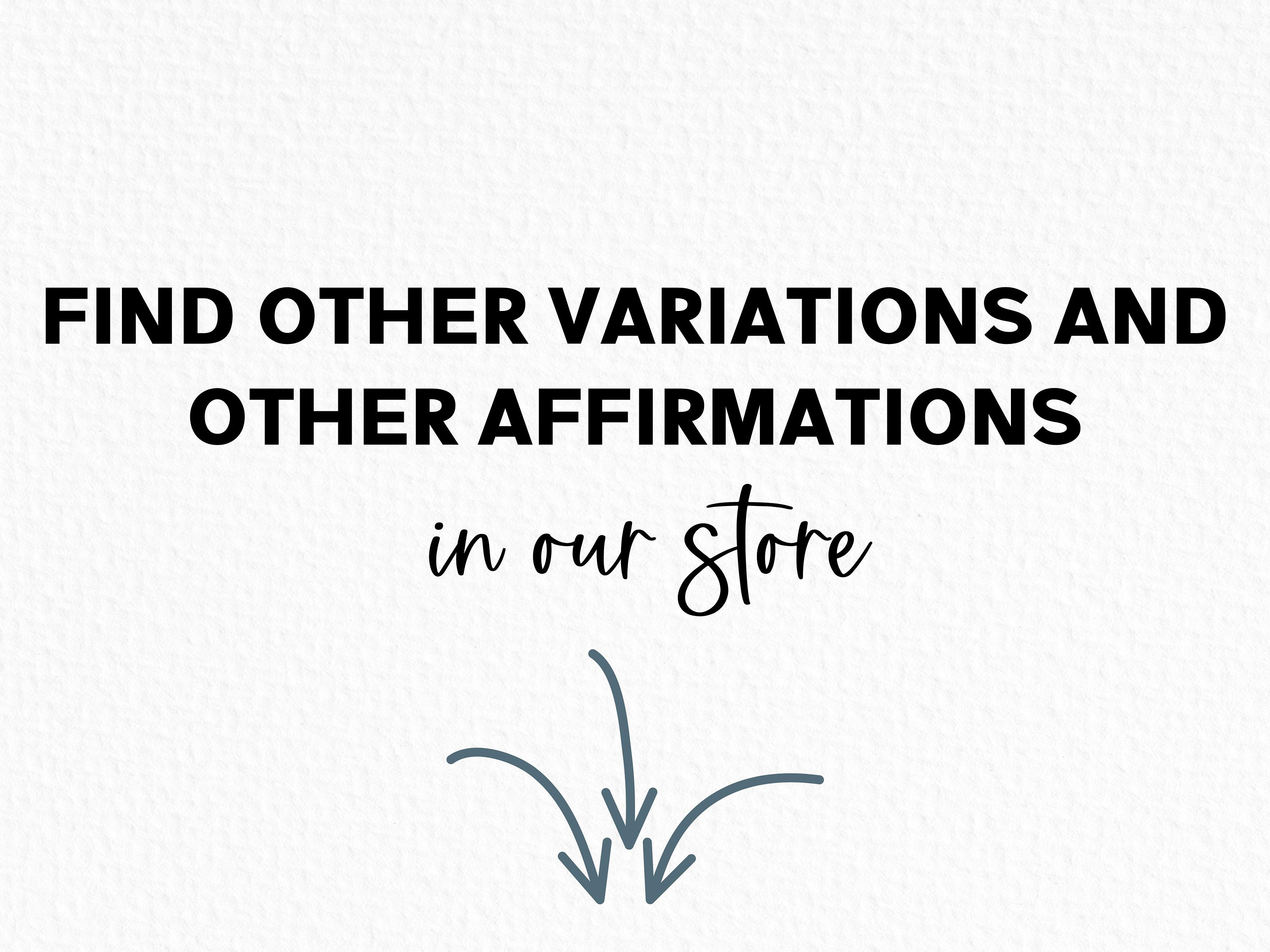 Positive Crystal Affirmations, Printable Affirmation Cards, Manifesting ...