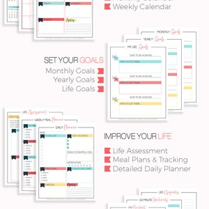 The Ultimate Life Planner, Printable Productivity Planner, Daily ...