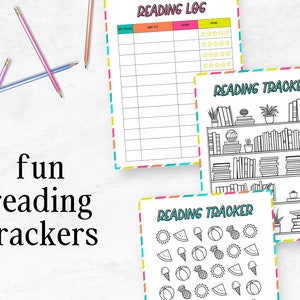 Kids Summer Reading Tracker Printable | Kids Reading Tracker ...