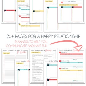 Our Relationship Planner, Relationship Goal Planner, Relationship ...