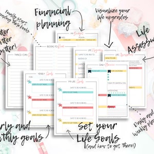 The Ultimate Life Planner, Printable Productivity Planner, Daily ...