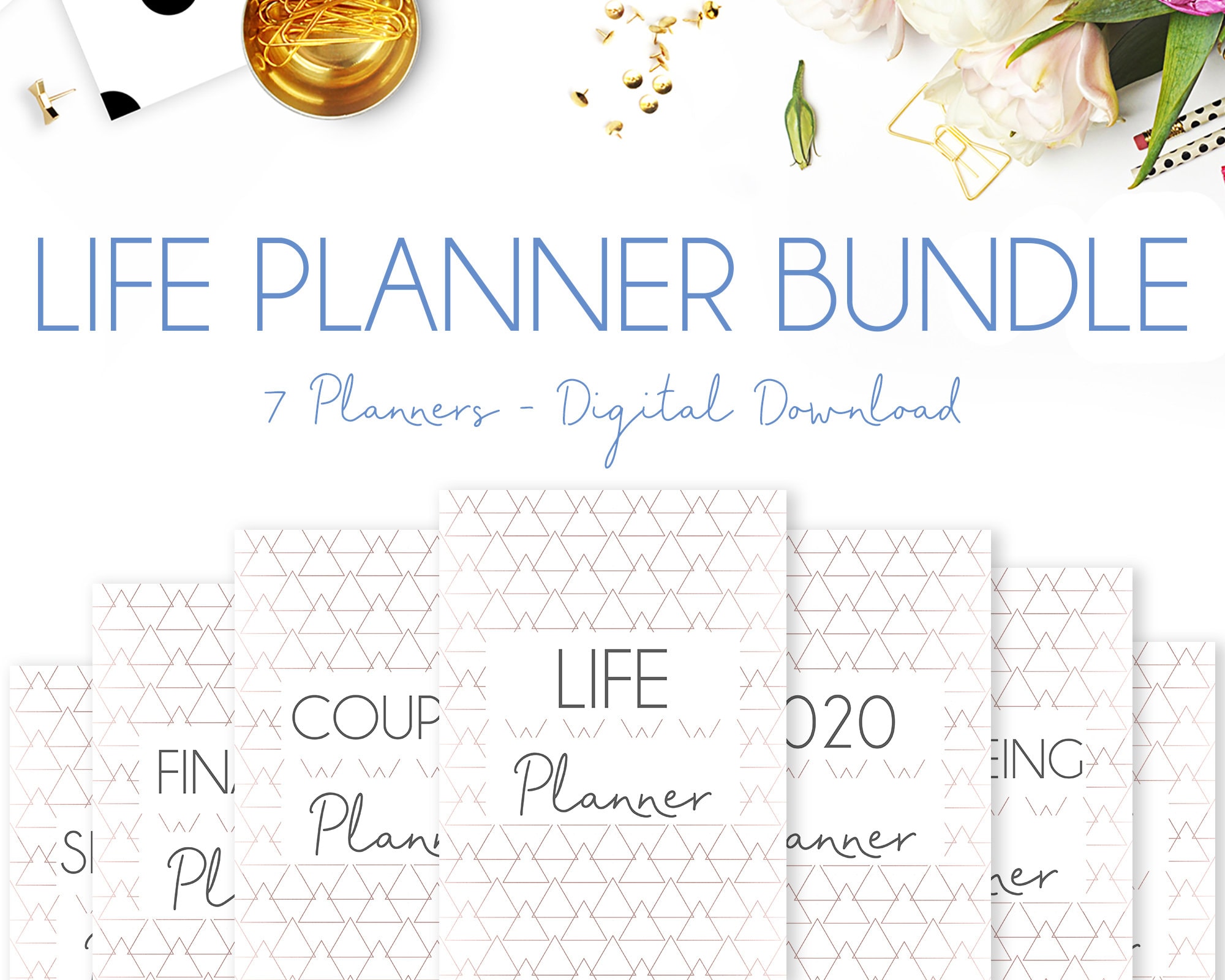 Paper & Party Supplies Paper Printable Life Planner, Complete Life ...