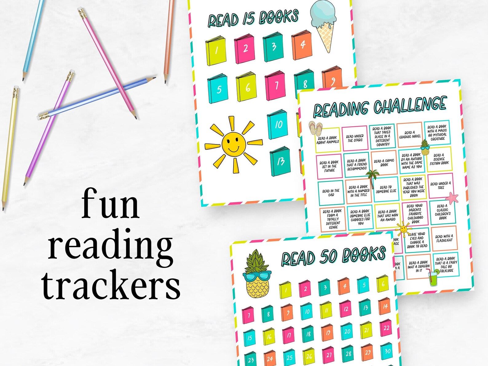 Kids Summer Reading Challenge Printable | Kids Reading Challenge ...