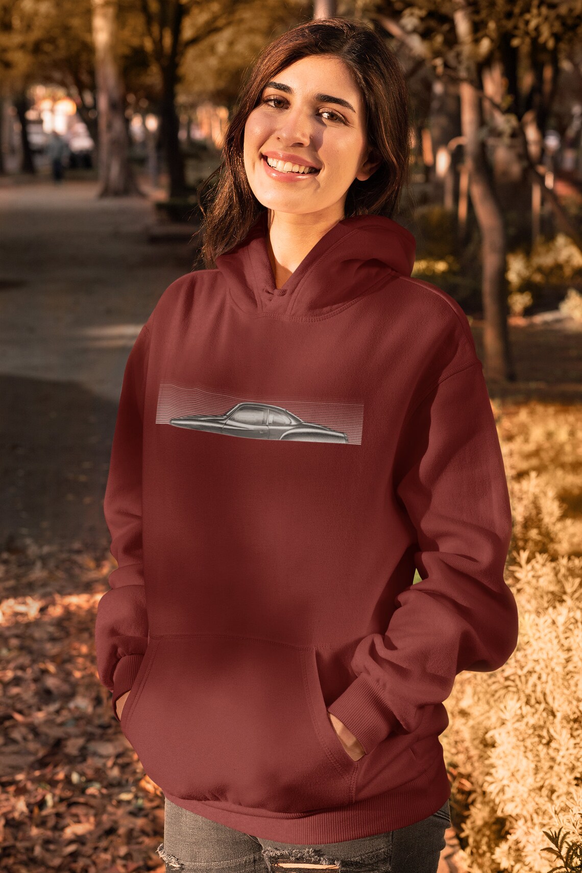 Classic Karmann Ghia Hoodie, Aircooled Sweatshirt, Car Enthusiast, Car ...
