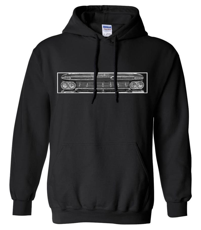 Chevy Impala Hoodie, Chevrolet Classic Car Sweatshirt, Car Design ...