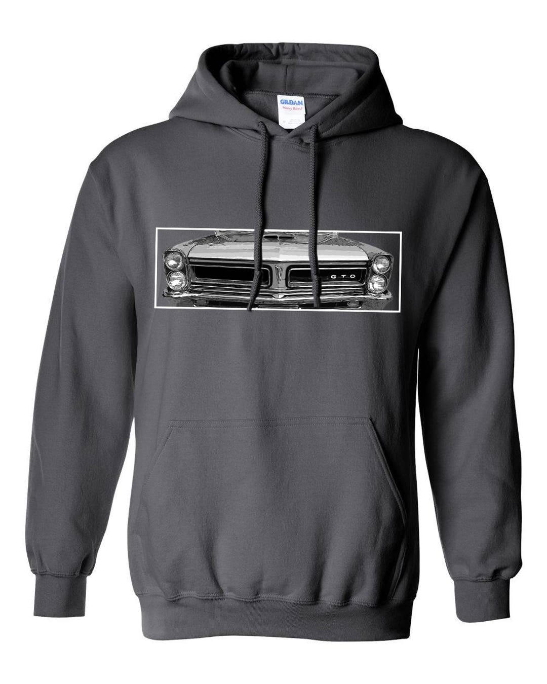 64 Pontiac GTO Hoodie, Unisex Car Sweatshirt, Car Enthusiast, Car ...