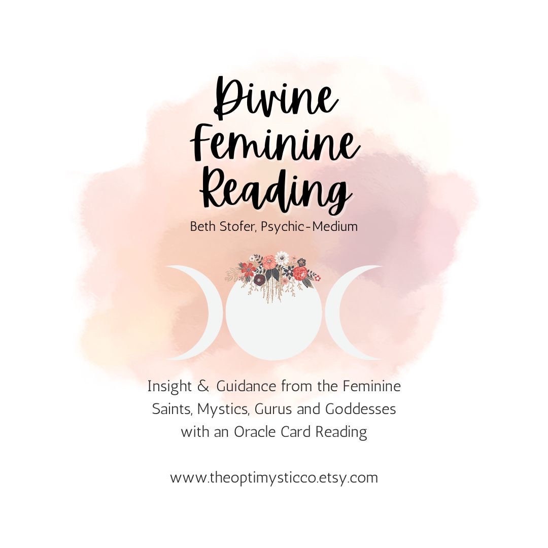 Divine Feminine/goddess Oracle Card Reading Beth Stofer Psychic Medium ...
