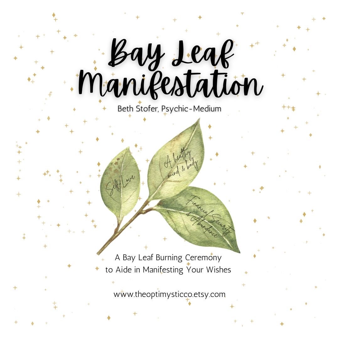 Bay Leaf Burning Ceremony to Aide in Manifesting Your Wishes Digital Delivery, Video, the ...