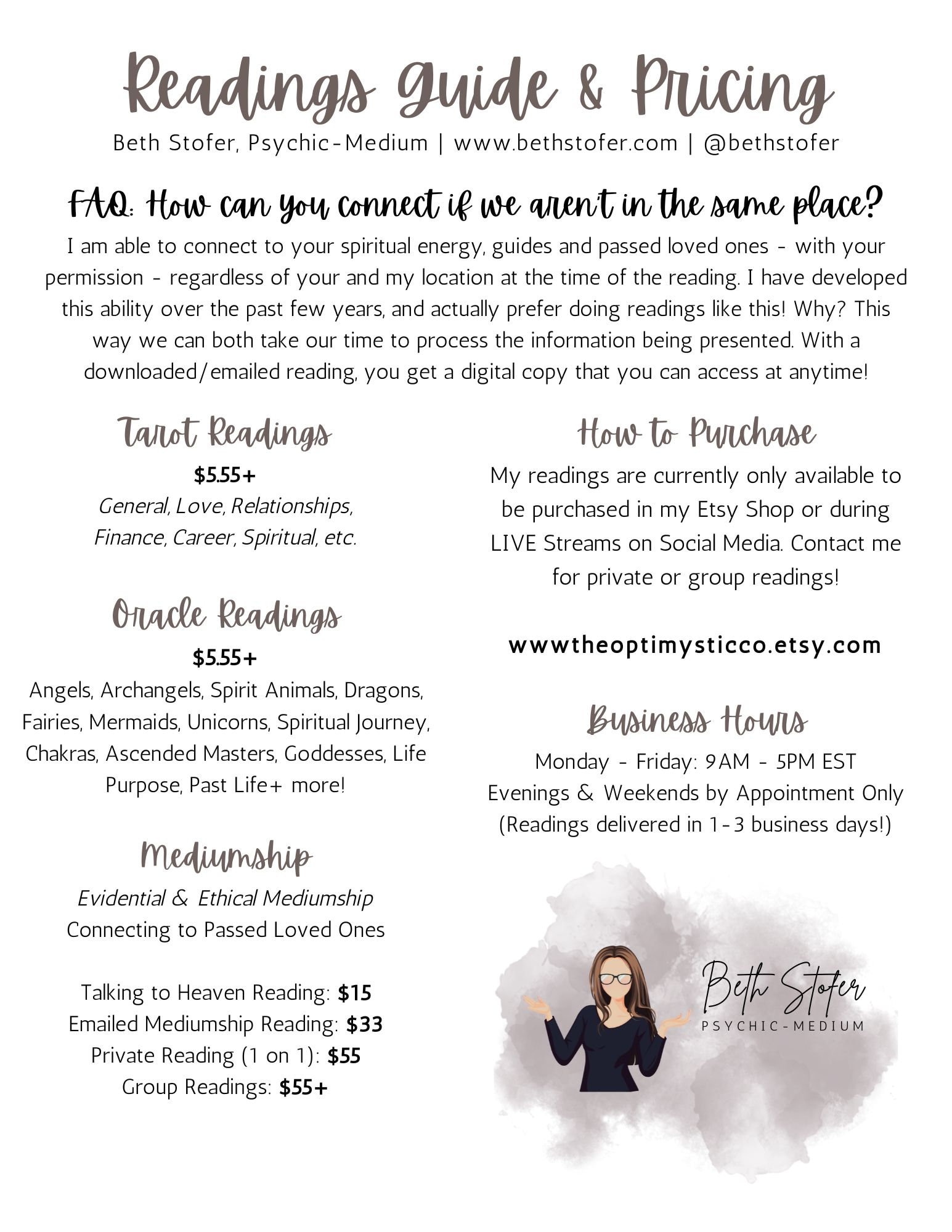 Mediumship Reading, Evidential & Ethical Mediumship Digital Reading by ...