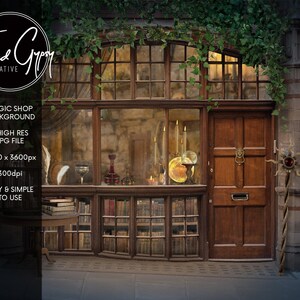 Magic Shop Digital Background - Etsy