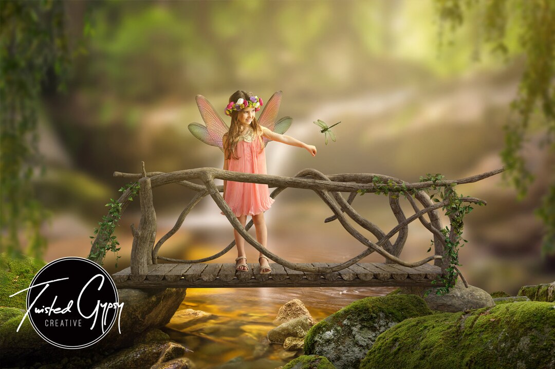 Fairy Bridge Fantasy Digital Background - Etsy