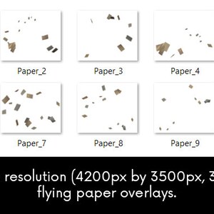 Aged Paper - 10 Flying Pages Overlays - Etsy Australia