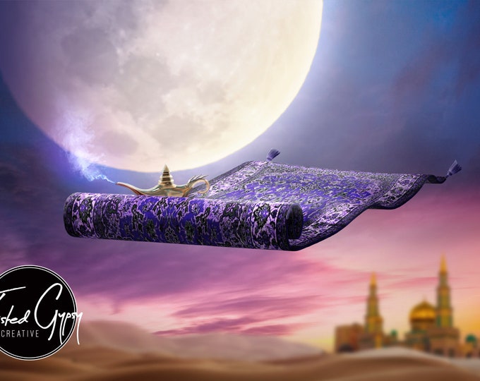 Magic Carpet, Princess Jasmine, Digital Backdrop, Flying Carpet ...