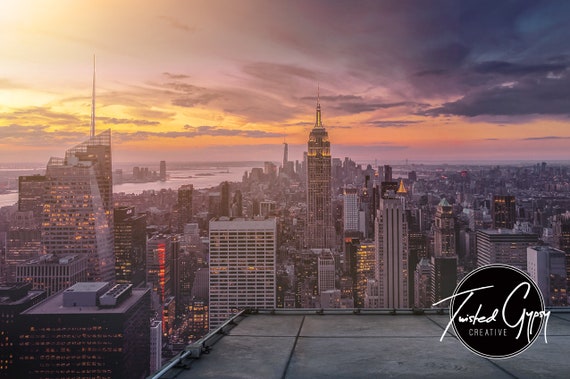 Superhero City Backdrop