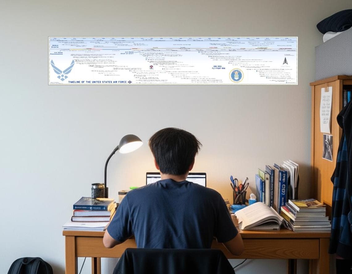 Timeline of the United States Air Force Poster - Etsy