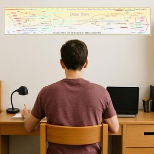 Timeline of Western Philosophy Poster - Etsy