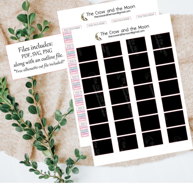 Due This Week Planner Stickers - Etsy