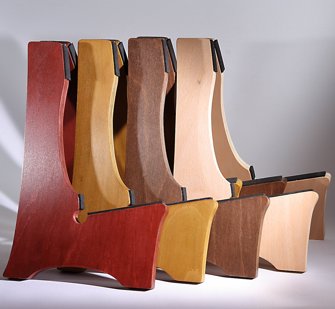Handmade Wooden Guitar Stand - Etsy