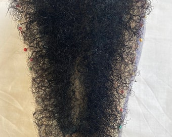 Professional Quality Fine Lace Mousy Brown / Blonde Human Hair Pubic ...