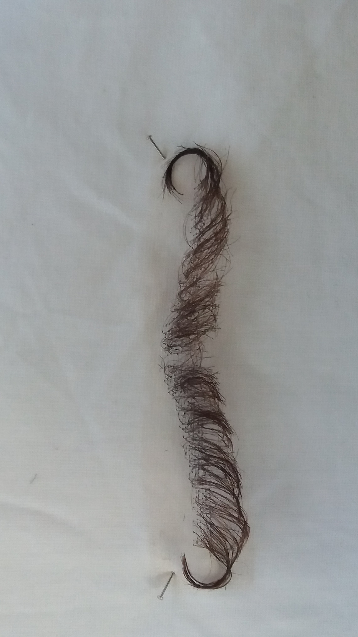 Quality Natural Brown Fine Lace Human Hair Moustache Postiche | Etsy