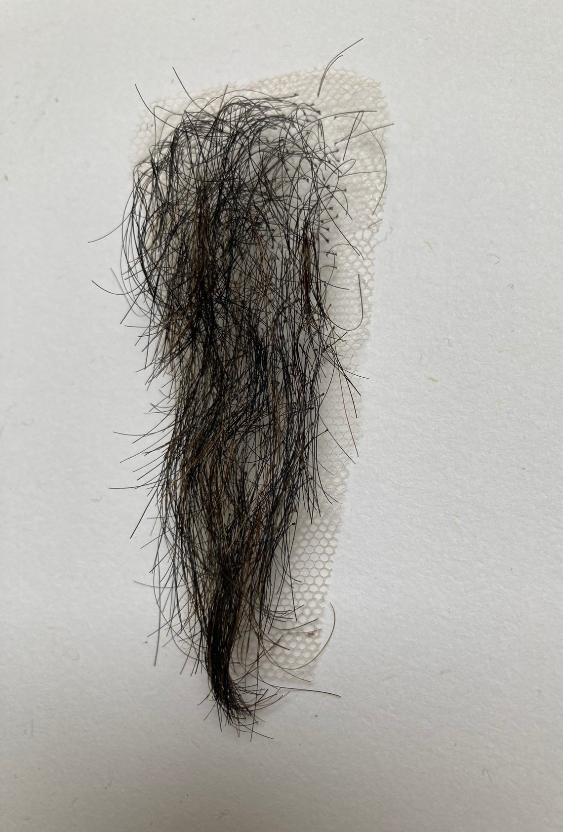 Professional Quality Fine Lace Dark Black / Brown Brazilian Small Pubic ...