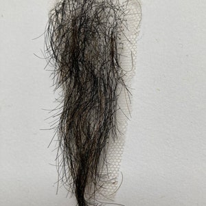 Professional Quality Fine Lace Dark Black / Brown Brazilian Small Pubic ...