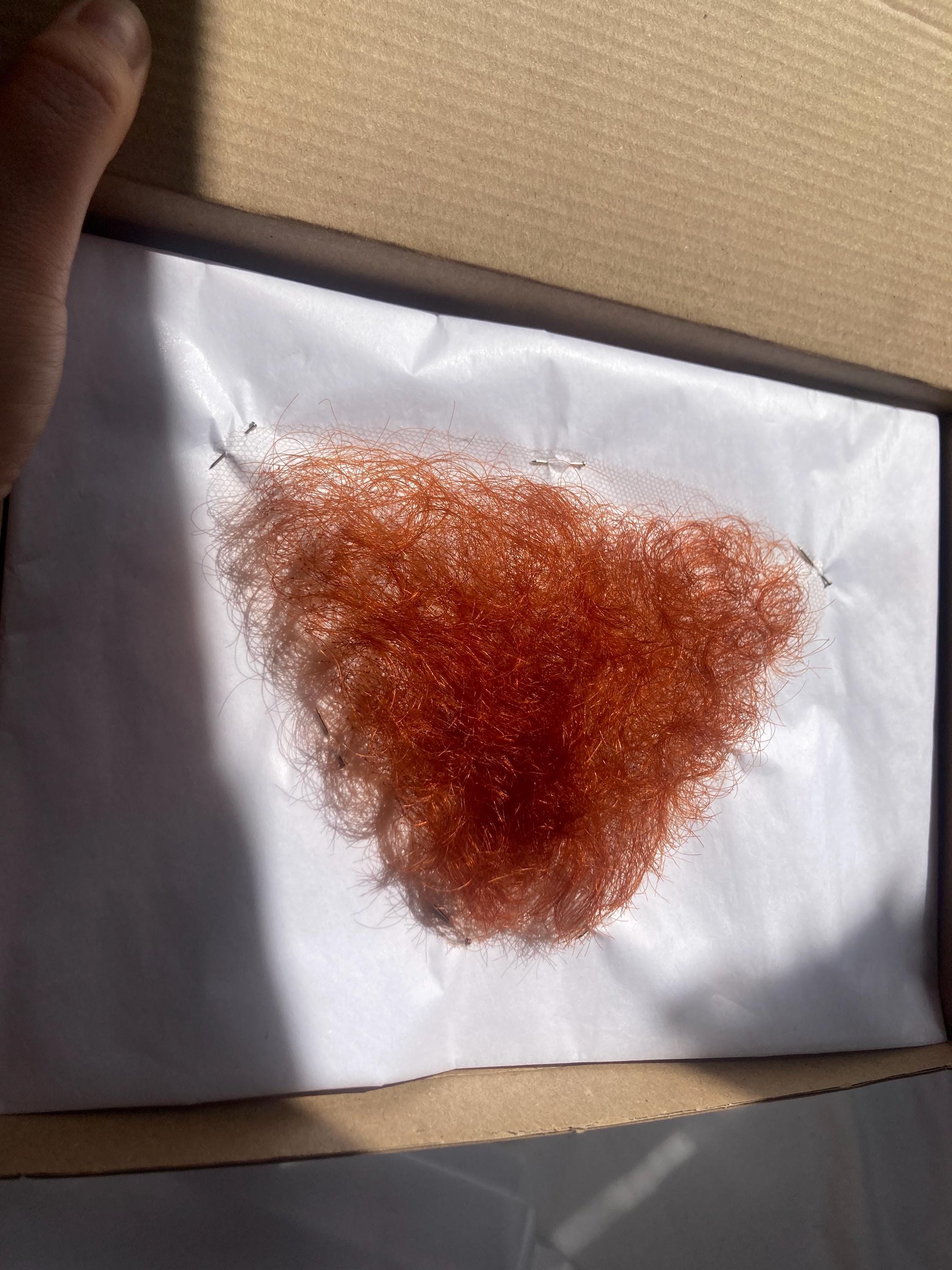 Professional Quality Fine Lace Ginger / Pubic Wig / Merkin for Film ...