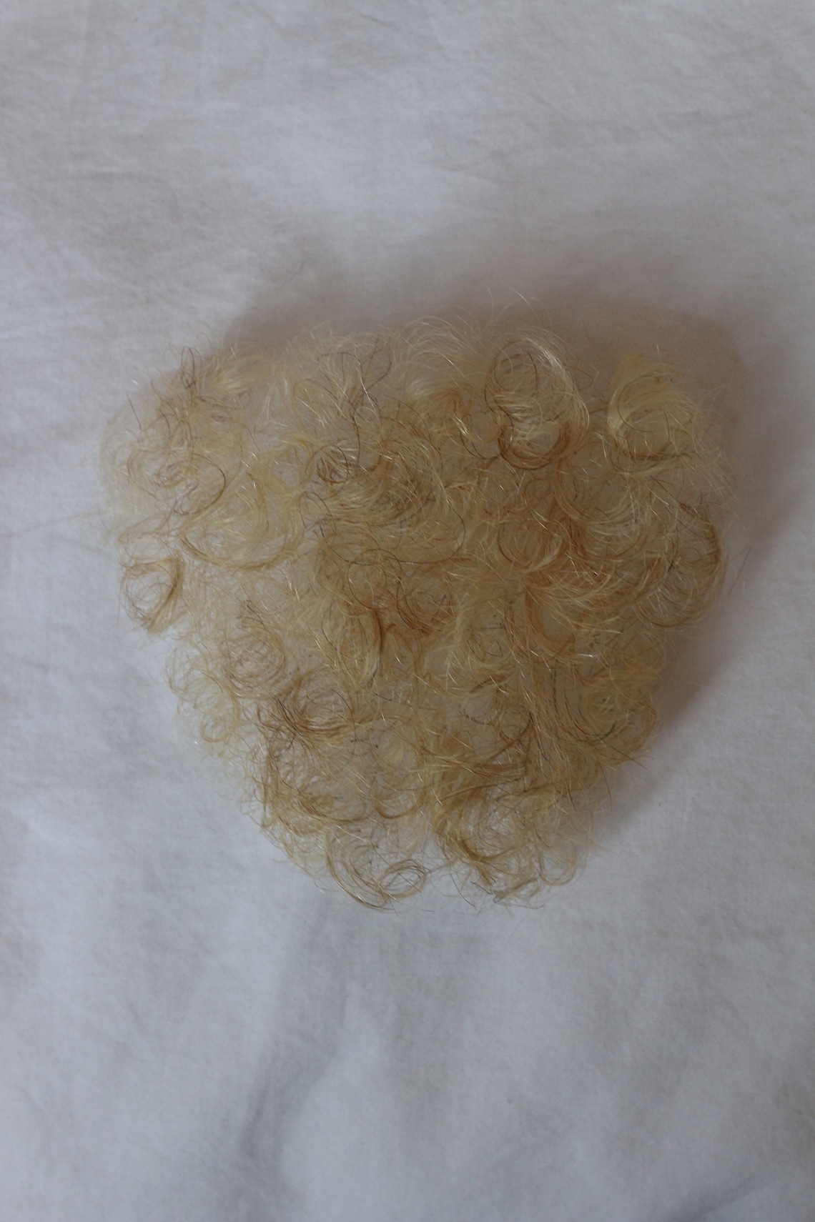 Professional Quality Fine Lace Blonde Human Hair Pubic Hair Wig ...