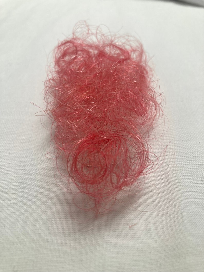 Professional Quality Fine Lace SFX Hot Pink Small Brazilian Pubic Wig ...