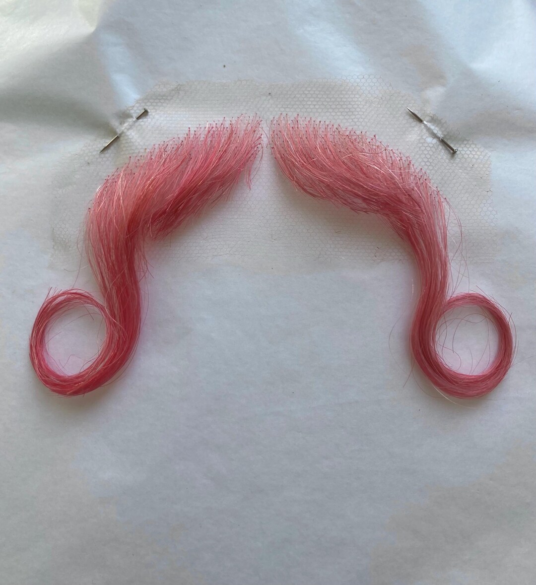 Professional Quality SFX Human Hair Hot Pink Drag Cowboy False ...