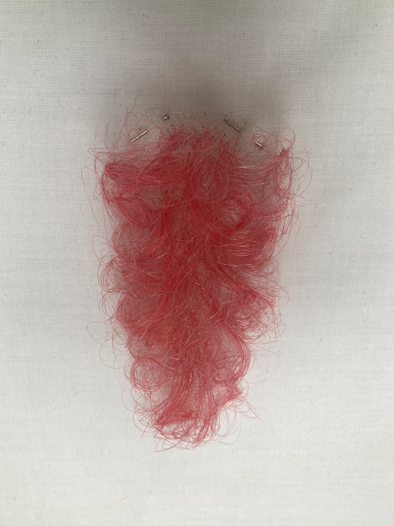 Professional Quality Fine Lace SFX Hot Pink Small Brazilian Pubic Wig ...