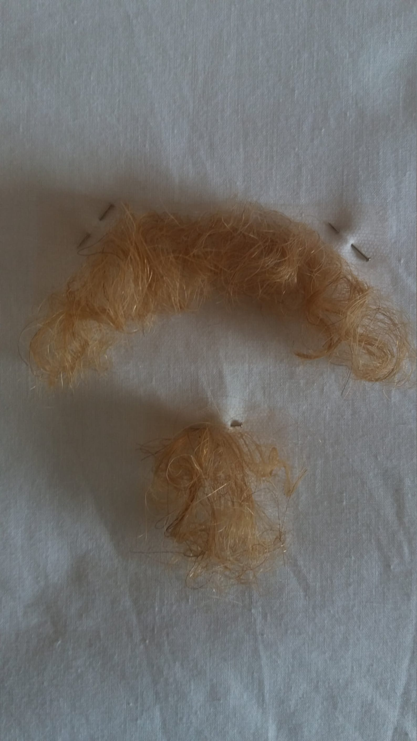 Quality Blonde Fine Lace Human Hair Moustache Beard Goatee Postiche ...