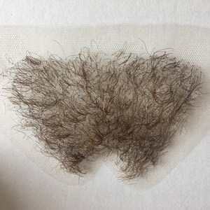 Professional Quality Fine Lace Mousy Brown / Blonde Human Hair Pubic ...