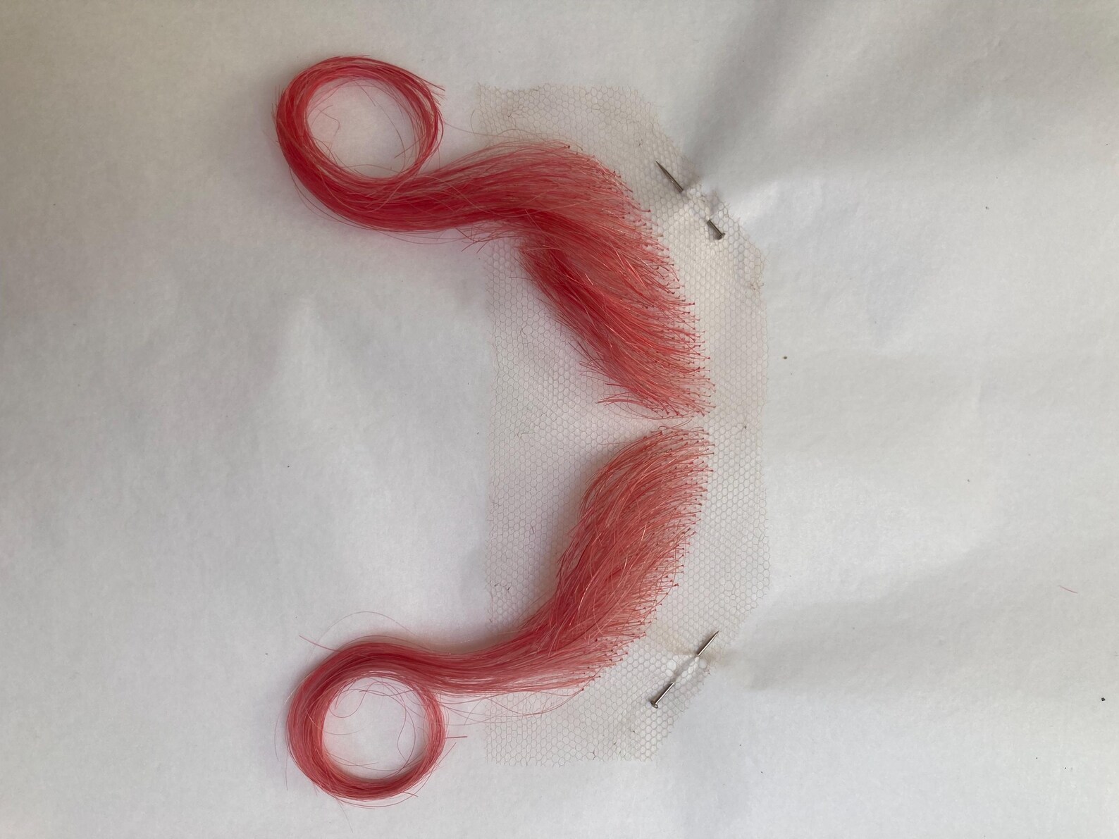 Professional Quality SFX Human Hair Hot Pink Drag Cowboy False ...