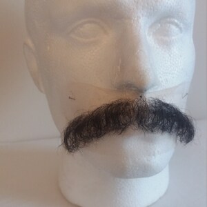 Quality Pablo Escobar Black Fine Lace Yak/human Hair Moustache Postiche ...