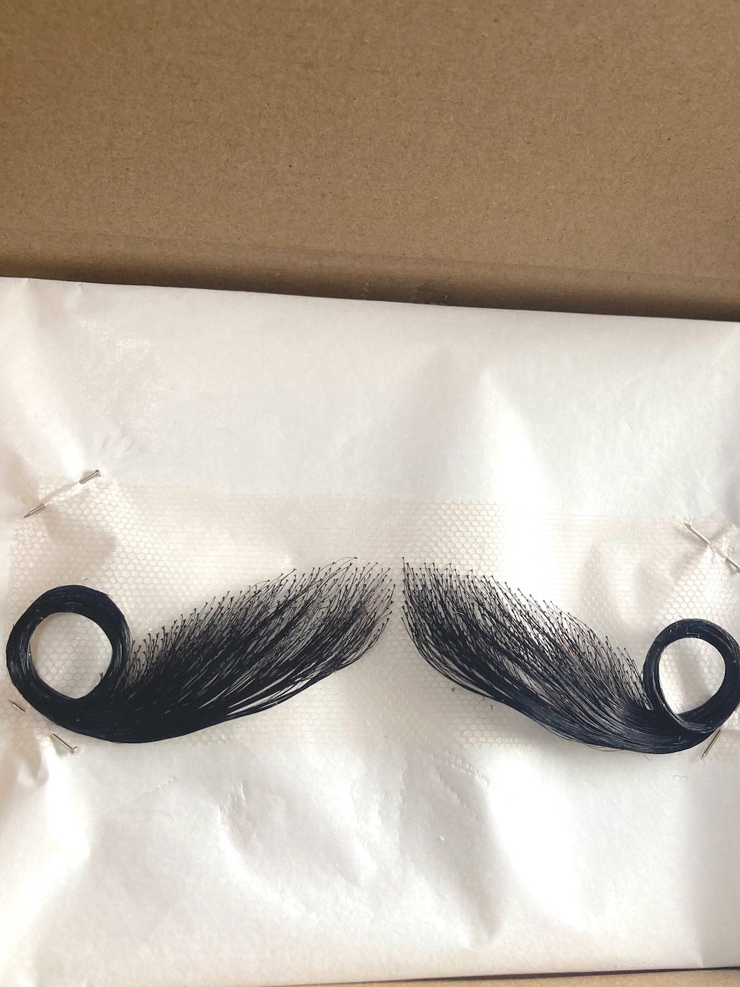 Professional Quality SFX Human Hair Black Drag False Moustache Film ...