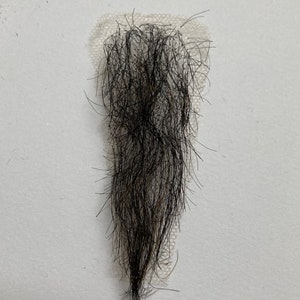 Professional Quality Fine Lace Dark Black / Brown Brazilian Small Pubic ...