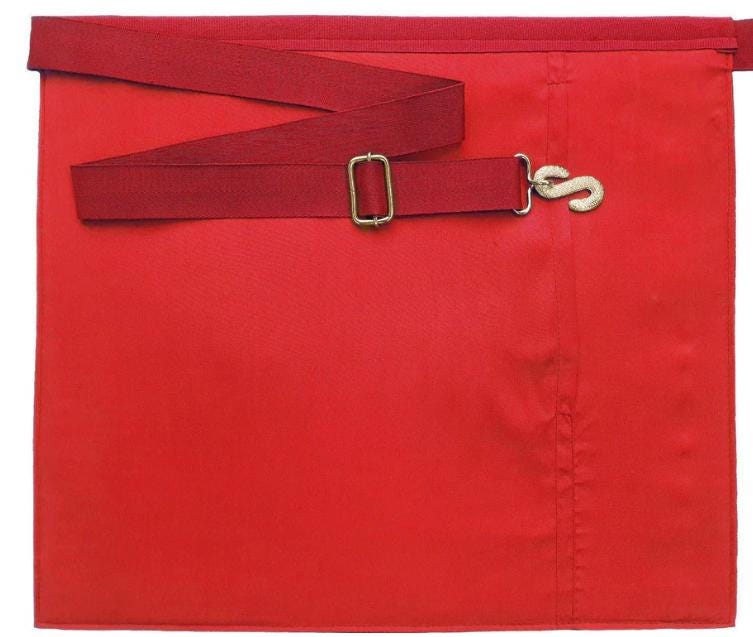 Past High Priest Royal Arch Chapter Apron - Red With Gold Embroidery - Etsy