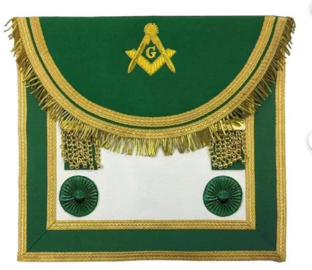 Scottish Rite Master Mason Handmade Embroidery Apron – Green - Etsy